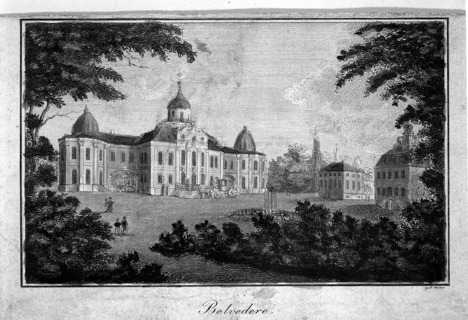 Belvedere. [Titel], Schloß Belvedere [lt. Inv. Buch] - Klassik Stiftung ...